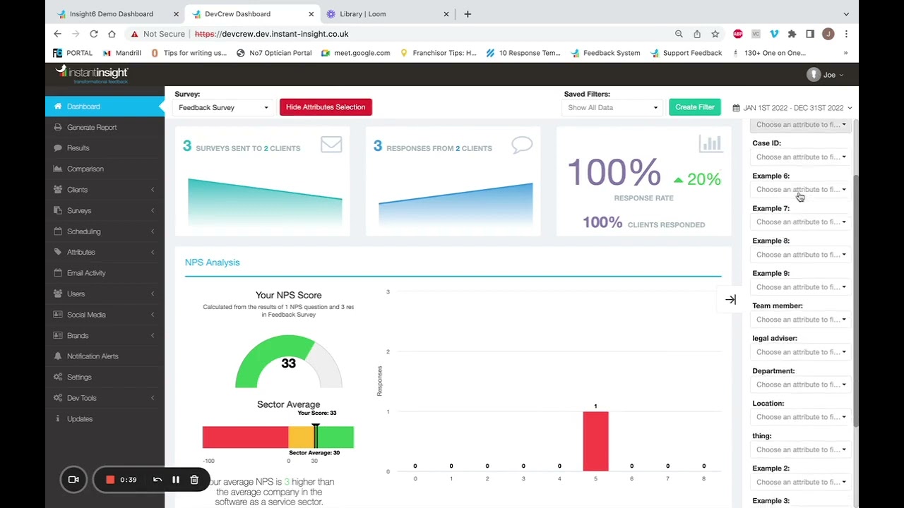 New Attribute Filter Bar