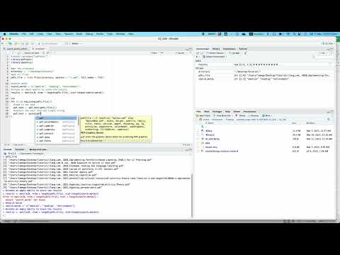 R tutorial: How to code PDF files with pre-designated keywords in R