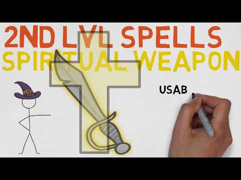 2nd Level Spell #72: Spiritual Weapon (DnD 5E Spell)