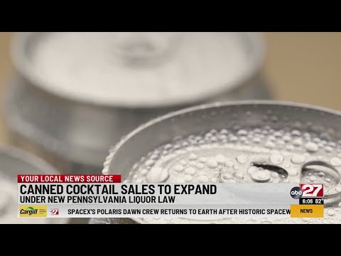 Canned cocktail sales to expand under new Pennsylvania law