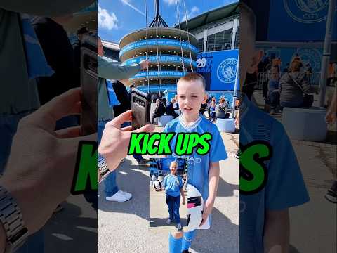 Can Man City fans do more than 5 in a row!? 😯⚽️🏟 #football #kickups #Manchester #mancity