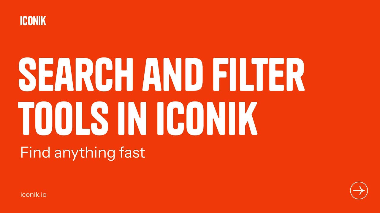 Search and filter tools in Iconik – Find anything fast | Iconik Academy: Essentials 06