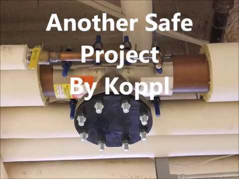 5 Inch (Copper) Valve Install with Bypass on Domestic Water