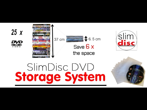 SlimDisc DVD Storage System Demonstration