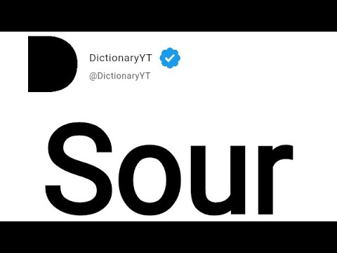 Sour Meaning in English