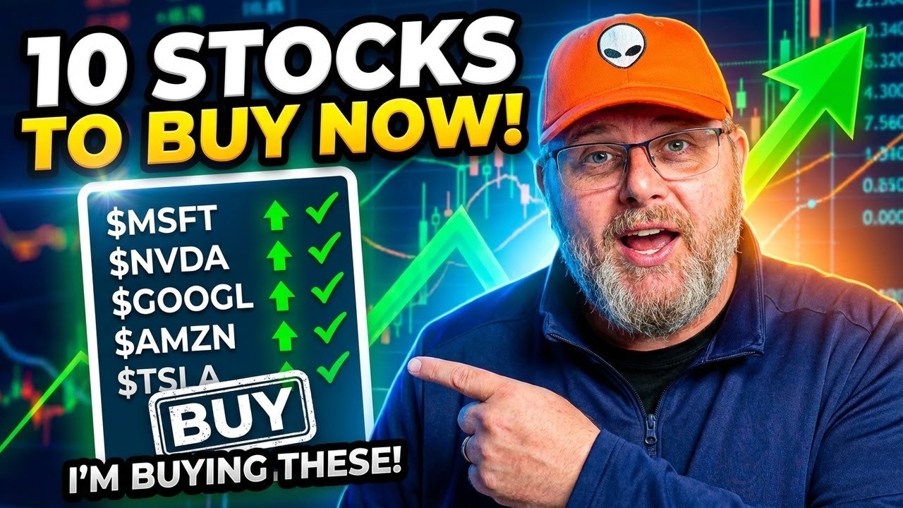 10 BEST Stocks to BUY Now (I'M BUYING)