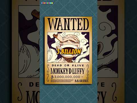 Why Luffy's Bounty is lower then Kaido? #onepiece #shorts #luffy
