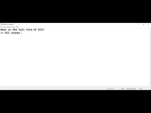 What is the full form of DII |Stock Market|