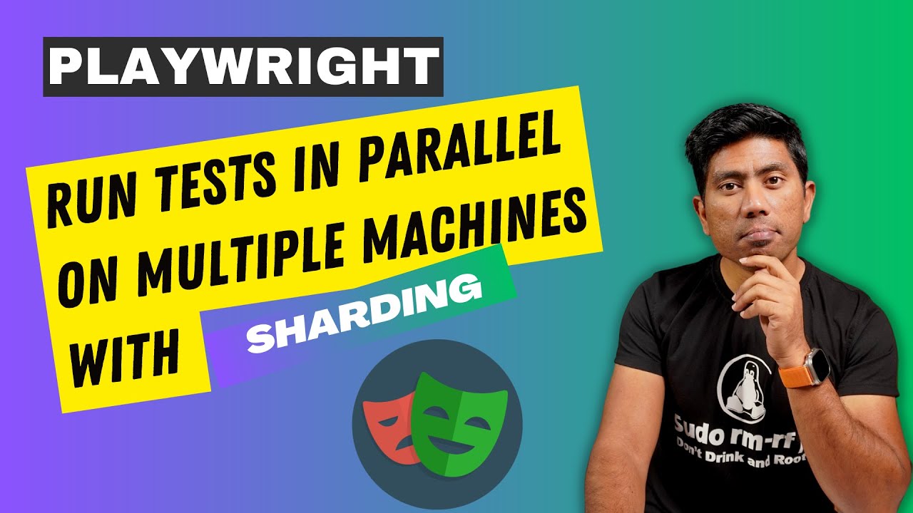 Run Tests in Parallel on Multiple Machines in Playwright with Sharding⚡️