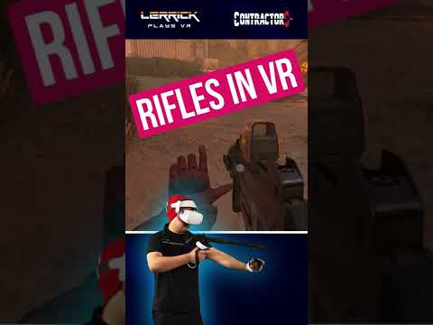 How to use a rifle in VR