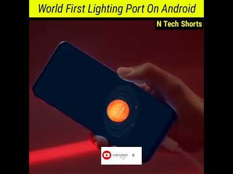 World First Lighting Port On Android Phone #shorts | Tech News