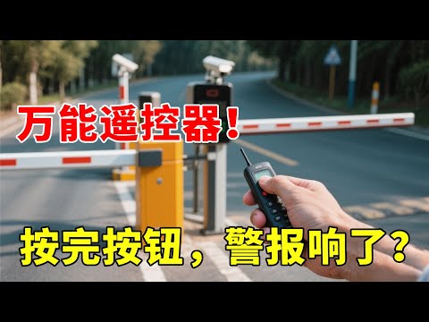 🌟 Is there a universal remote control that can open the gate? Open box actual test: claimed 100% s