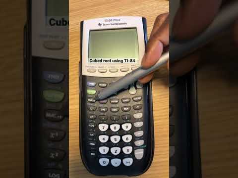 Cubed Root using TI-84
