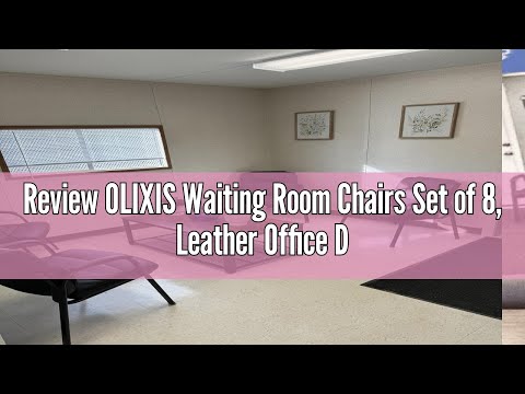 Review OLIXIS Waiting Room Chairs Set of 8, Leather Office Desk Reception Guest Stationary Side Chai