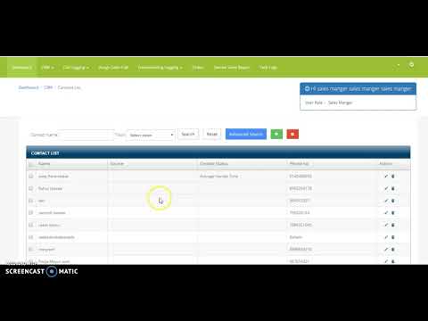 Adding Contacts in Service Center CRM Software