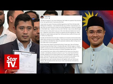 Azmin’s aide admits meeting Haziq before sex video confession