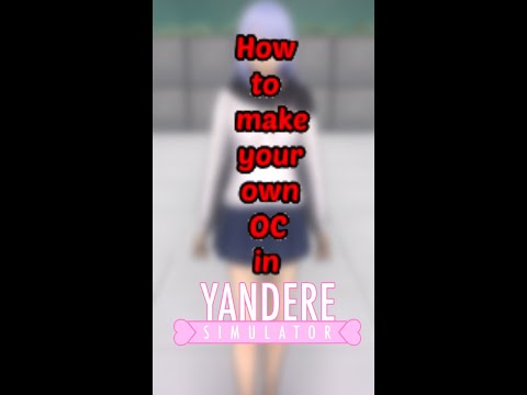 How to make your own OC in Yandere Simulator #Shorts