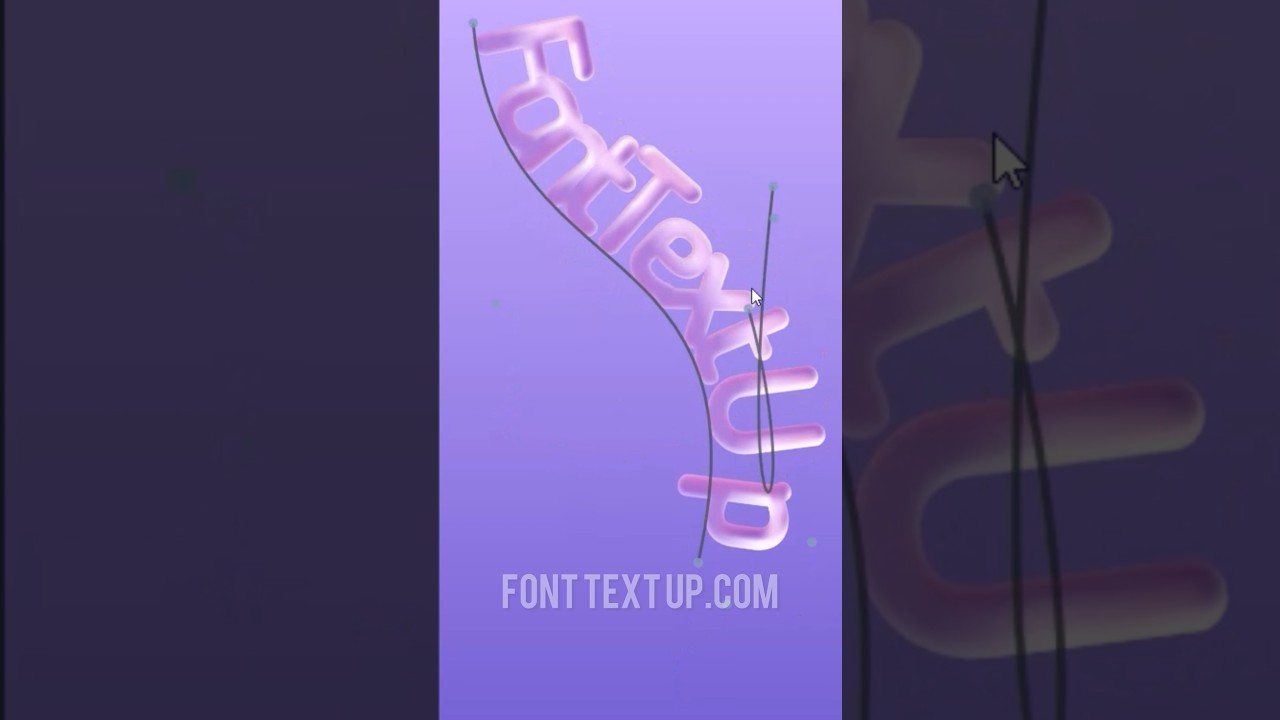 Creative Text Warping Along a Custom Path.Useful for graphic design typography. #font #typography