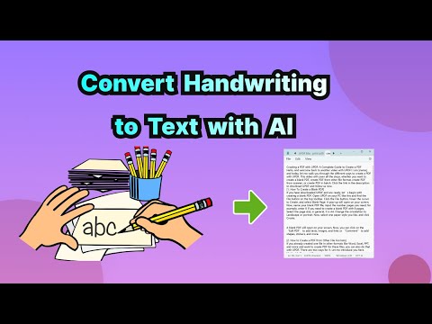 How to Convert Handwriting to Text with AI (Mobile and Desktop) - UPDF AI