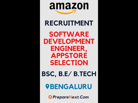Amazon Recruitment | IT Job | Engineering Job | Bengaluru