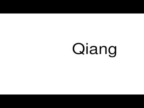 How to pronounce Qiang