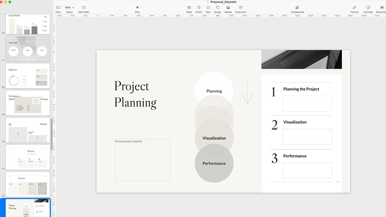 Proposal Keynote Template [Preview]