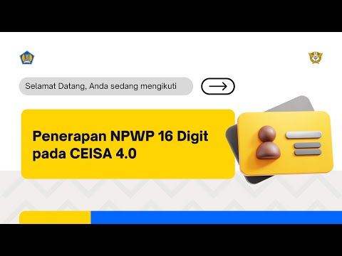 [LIVE] Sosialisasi Penerapan NPWP 16 Digit pada CEISA 4.0