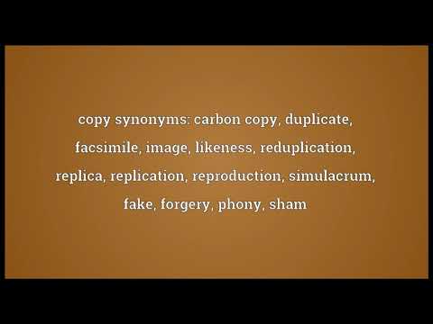 Copy Meaning