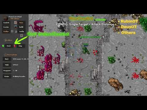(Mau)CaveBot - CONFIG Single Target+Attack Distance (RubinOT, DeusOT + others)