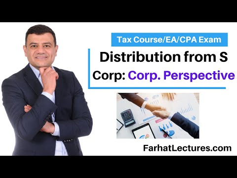 Distributions from S Corporation. CPA Exam