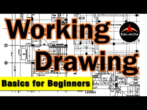 Working Drawing Basics for Beginners | Construction Drawing | Edu-Archs