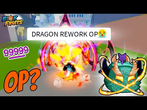 THIS OP 30M REWORKED DRAGON ONE SHOT COMBO IS OP!!🔥😱 | Blox Fruit Update 24