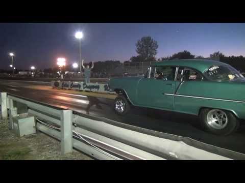 Awesome 55 chevy gasser vs. Third gen trans am