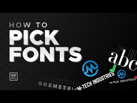 How to Pick the Best Fonts for Your Designs