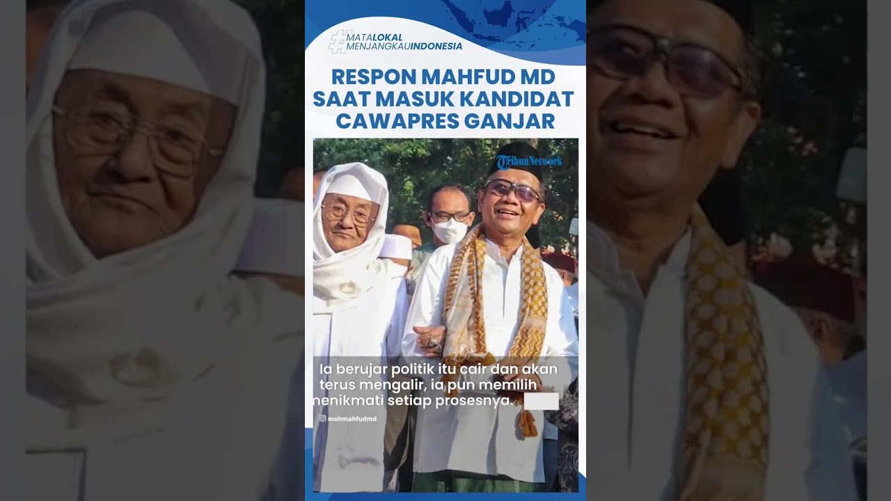 Respons Malu-malu Mahfud MD seusai Disebut Masuk Bursa Cawapres ... Respons Malu-malu Mahfud MD seusai Disebut Masuk Bursa Cawapres ...