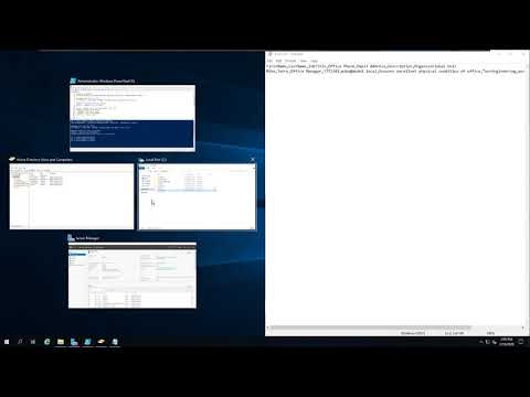 Lab 8.3 Importing users from CSV file via PowerShell