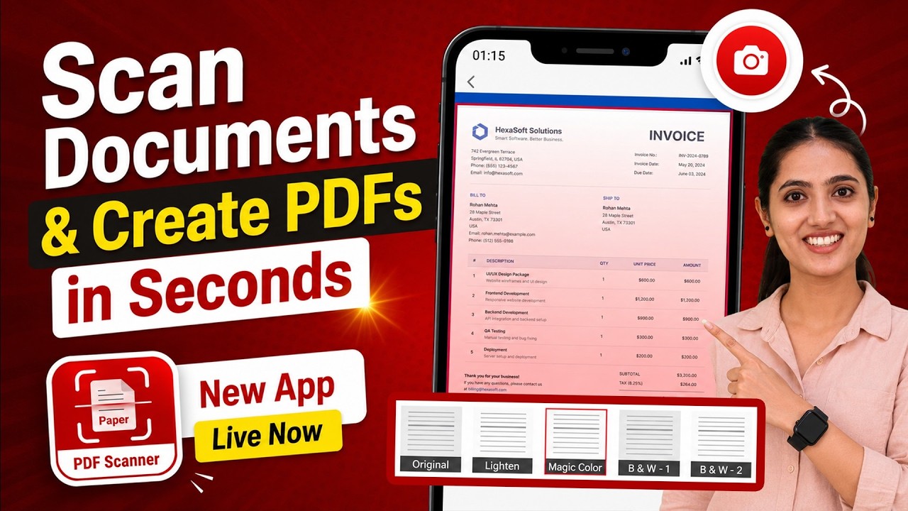 Paper: Scanner & PDF Creator - Best Free Document Scanner App for Android | Systweak