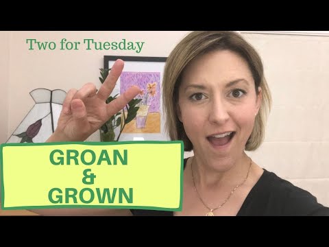 How to Pronounce GROAN & GROWN - English Pronunciation Lesson #learnenglish