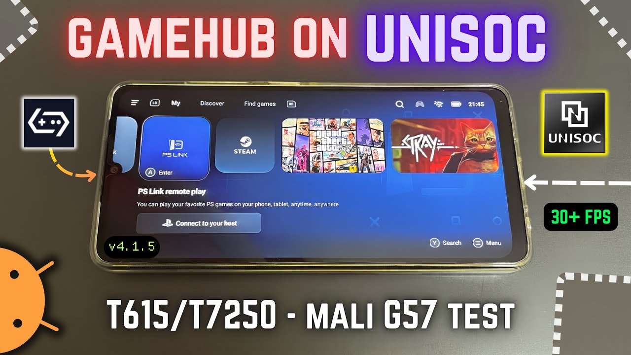 Gamehub Emulator on UNISOC Tiger Android - Best Settings & GTA 5 Test!