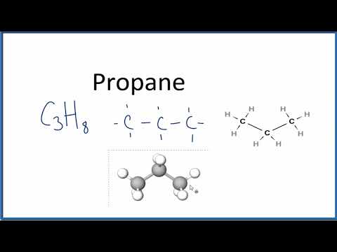 Propane: Condensed and Structural Formula (and Skeletal Structure)