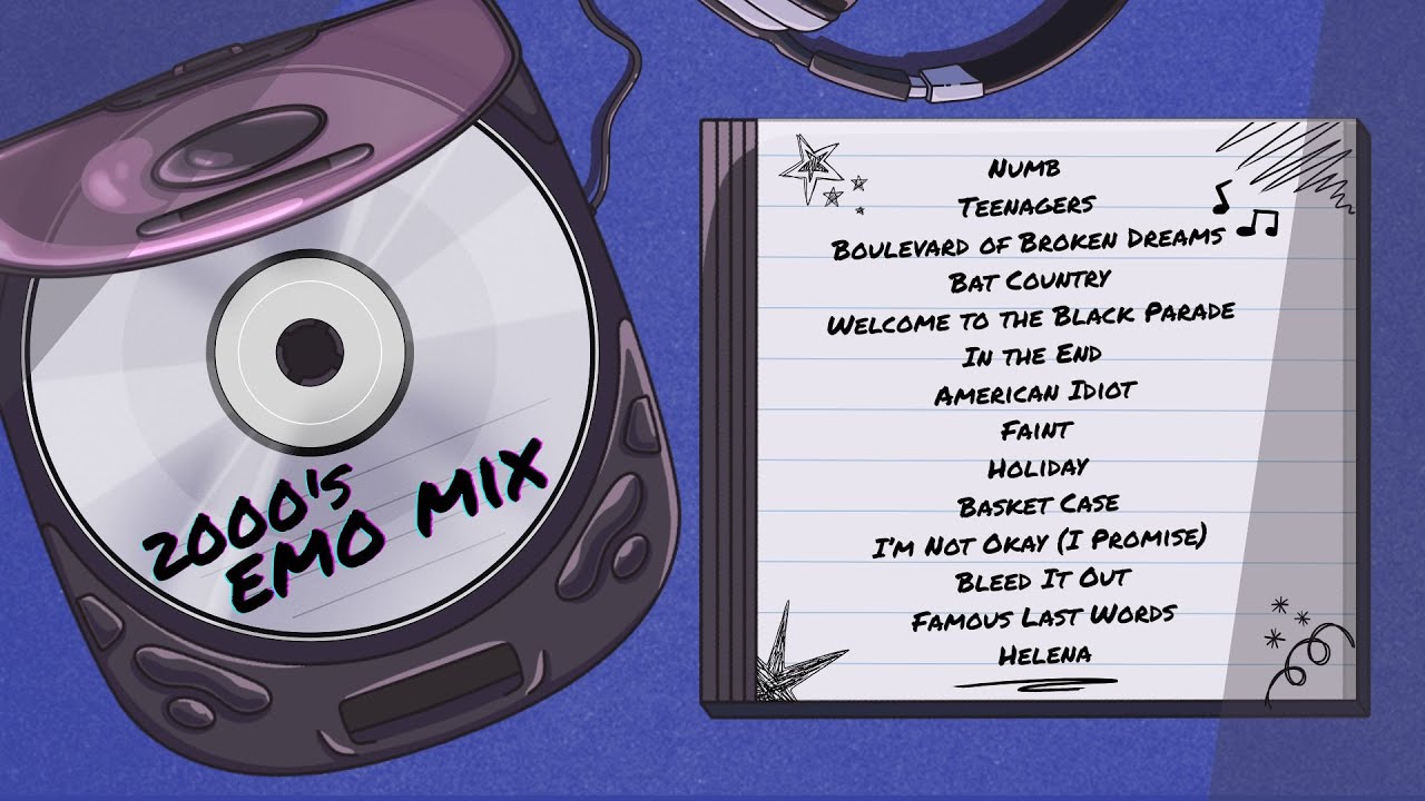 Emo Kid Starter Pack 💿 2000s Rock & Alt Mix