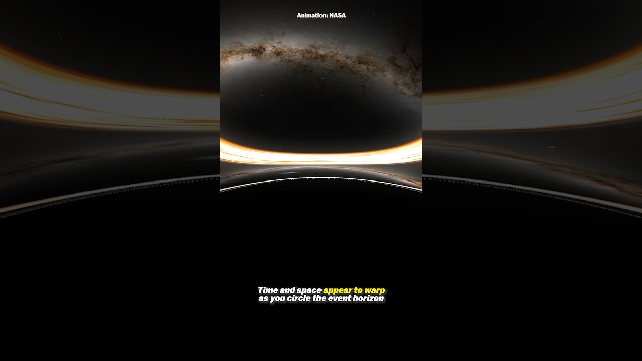 NASA simulated falling into a Black Hole!