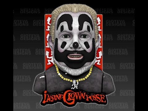 Insane Clown Posse Violent J #3dprinting #3dprint #icp #insaneclownposse #clown #rapmusic #juggalos