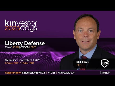 Liberty Defense Presenting at the 2023 Kinvestor Days Conference