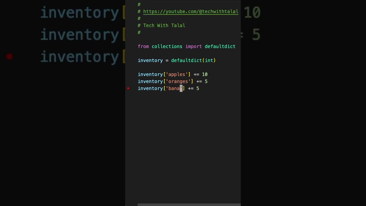 How to use defaultdict #python #programming #coding