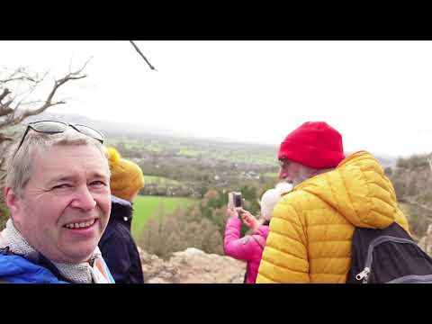 A walk around Llanymynech Rocks & Hoffmann Lime kilns,with friends.