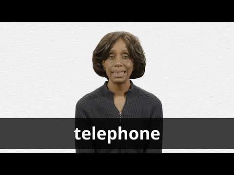 TELEPHONE definition and meaning | Collins English Dictionary