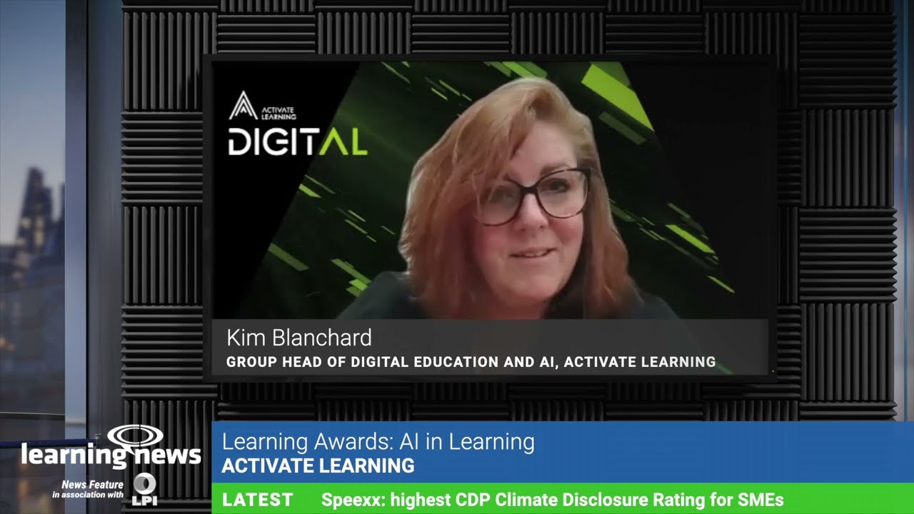 Learning News Best Use of AI in Learning - Awards 25 | The Learning and Performance Institute