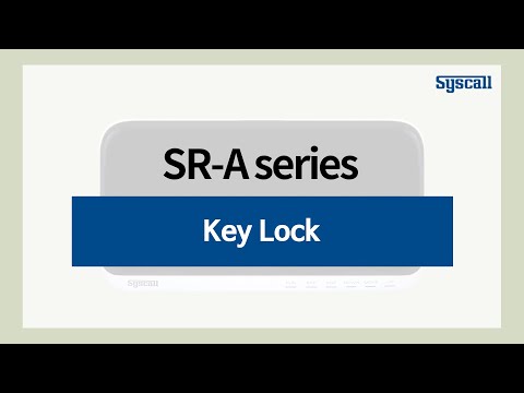 SR-A series - Key Lock
