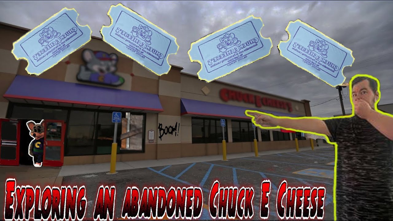 Exploring an Abandoned Chuck E. Cheese 3AM what I found is crazy!!!